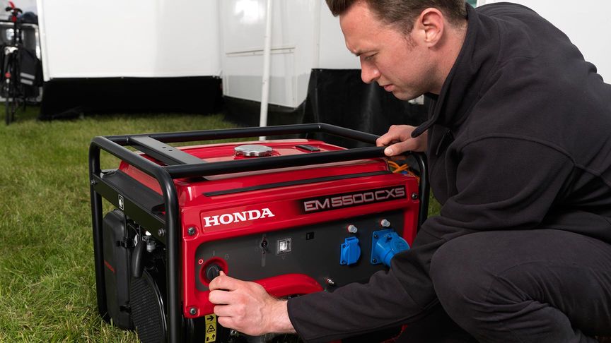Specialist Open Frame Generators | Petrol-Fuelled | Honda UK