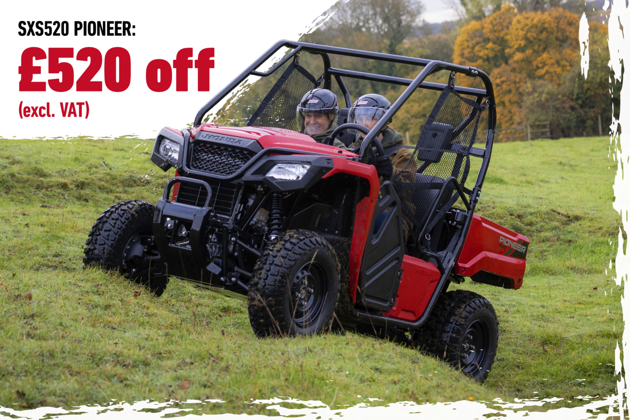 ATV and UTV's | Farming & Off-Road Vehicles | Honda UK
