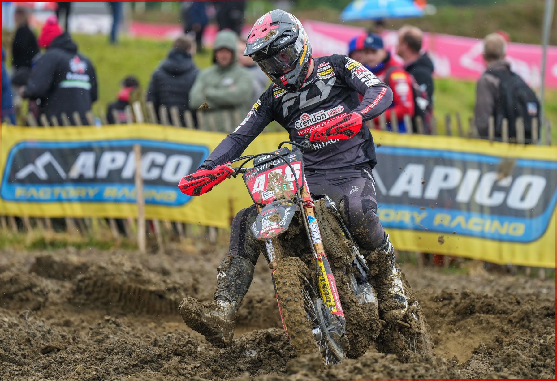 Fastest 40: Podium double for Honda duo at muddy Brookthorpe