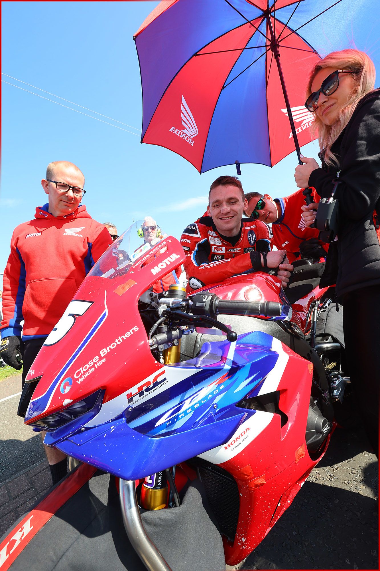 Podiums apiece for Dean Harrison and John McGuinness MBE | Honda Engine ...