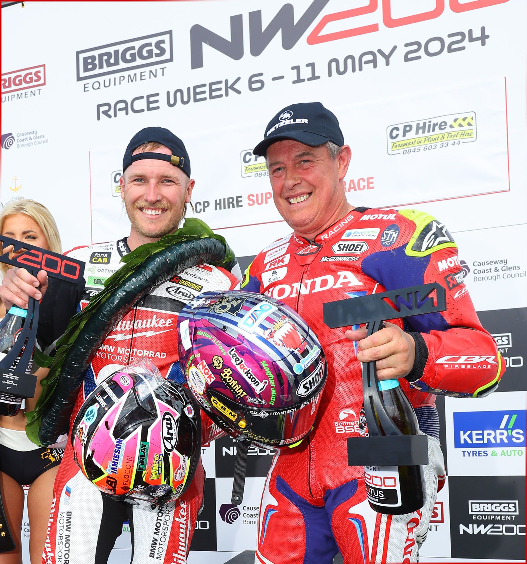 Podiums apiece for Dean Harrison and John McGuinness MBE | Honda Engine ...